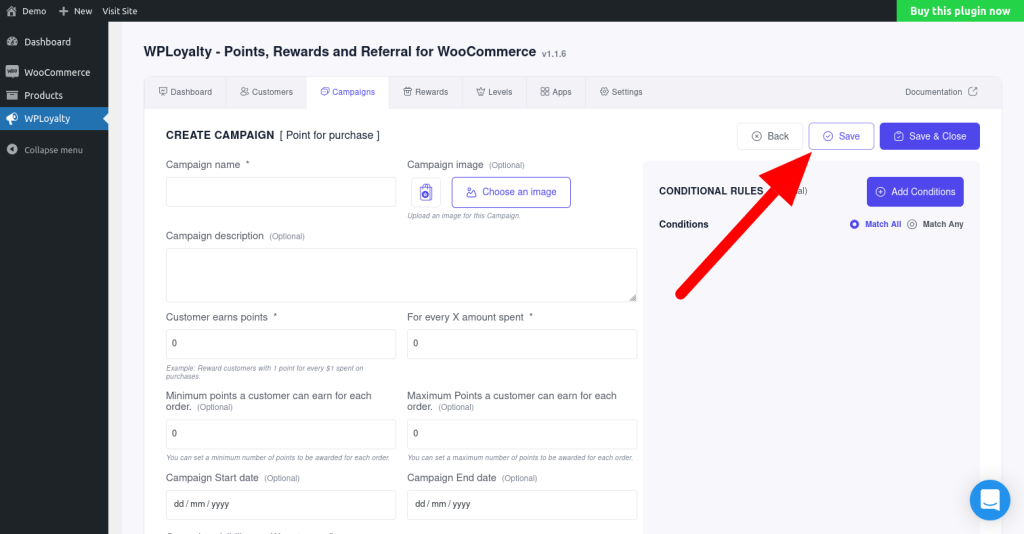 How to add reward points to WooCommerce?