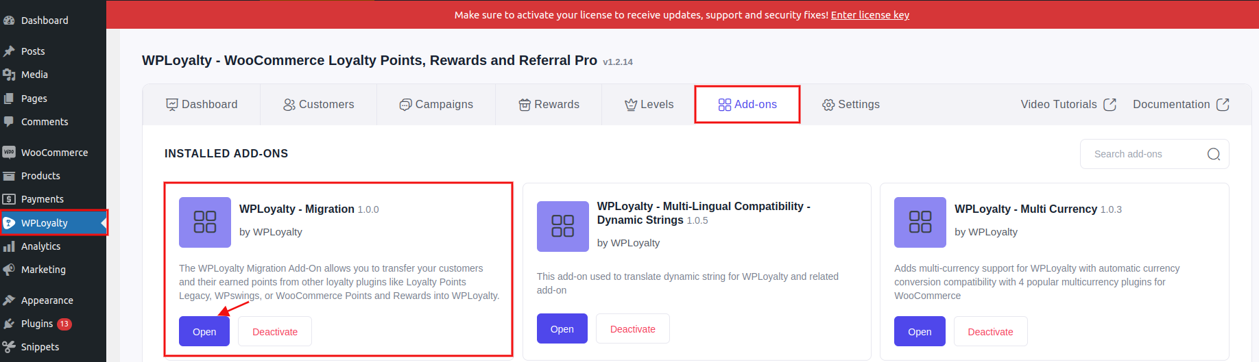 WPLoyalty Migration Add-on